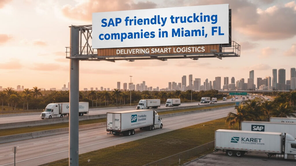 SAP friendly trucking companies in Miami, FL