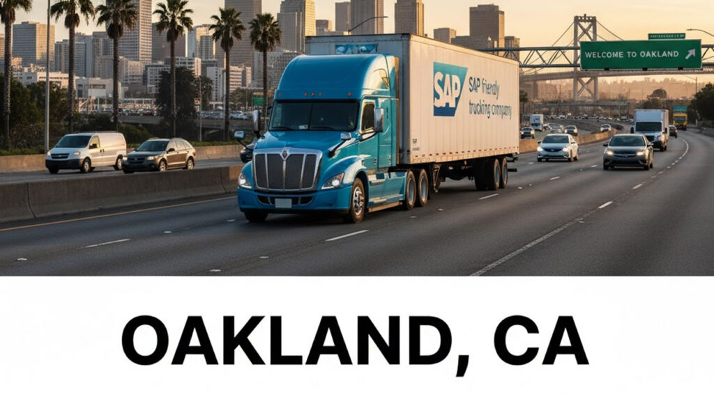SAP friendly trucking companies in Oakland, CA